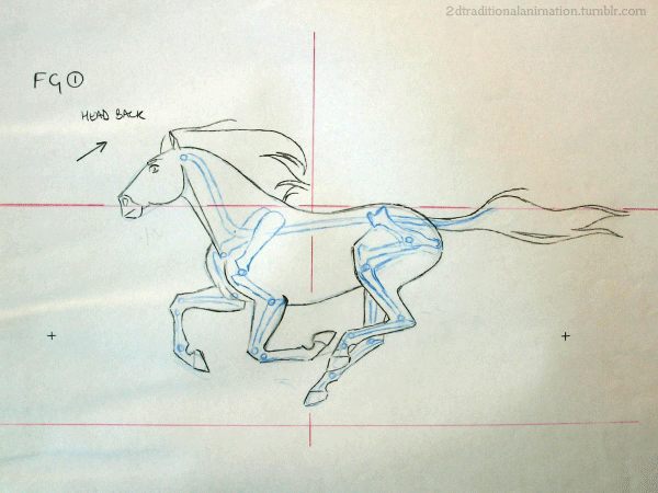 Animation Analysis – James Baxter Horse Run (cycle) | newartofanimation